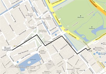 Routebeschrijving - Raad van State